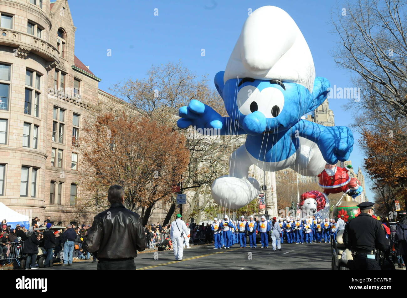 Inflatable smurf hi-res stock photography and images - Alamy