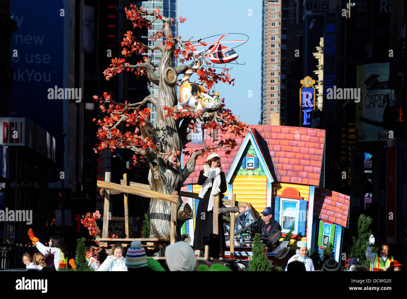 Atmosphere, balloon float at Macy's 85th Annual Thanksgiving Day Parade ...