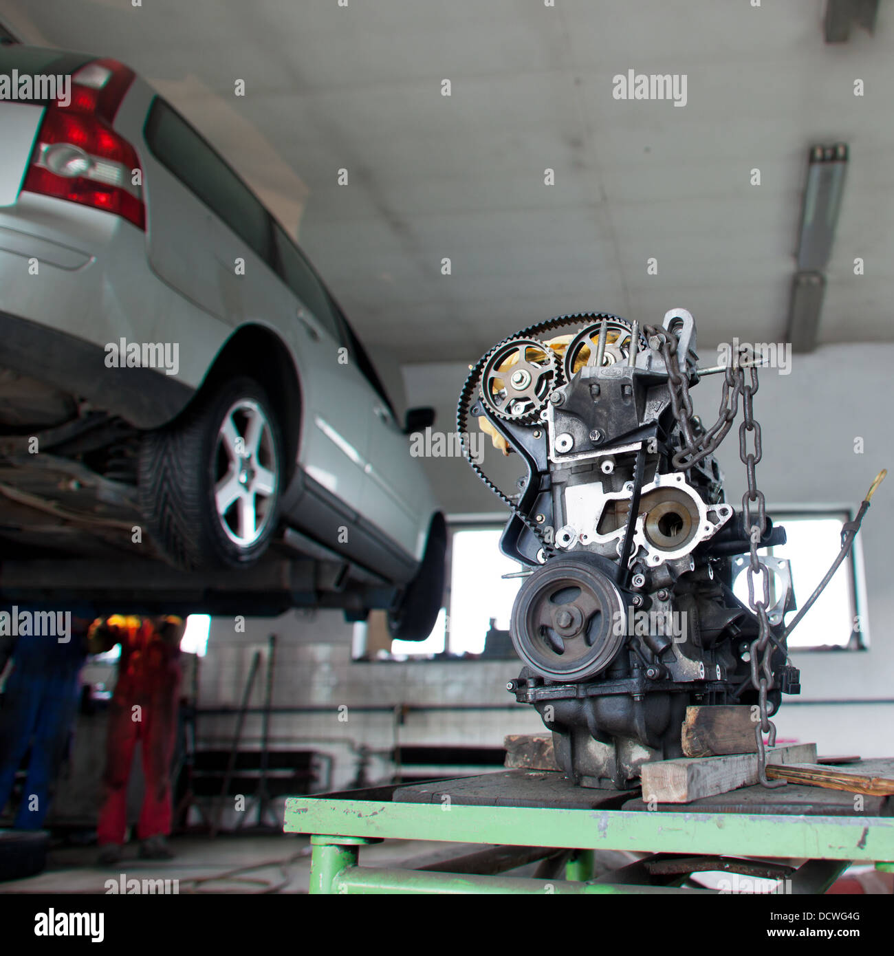 Inside a garage hi-res stock photography and images - Alamy