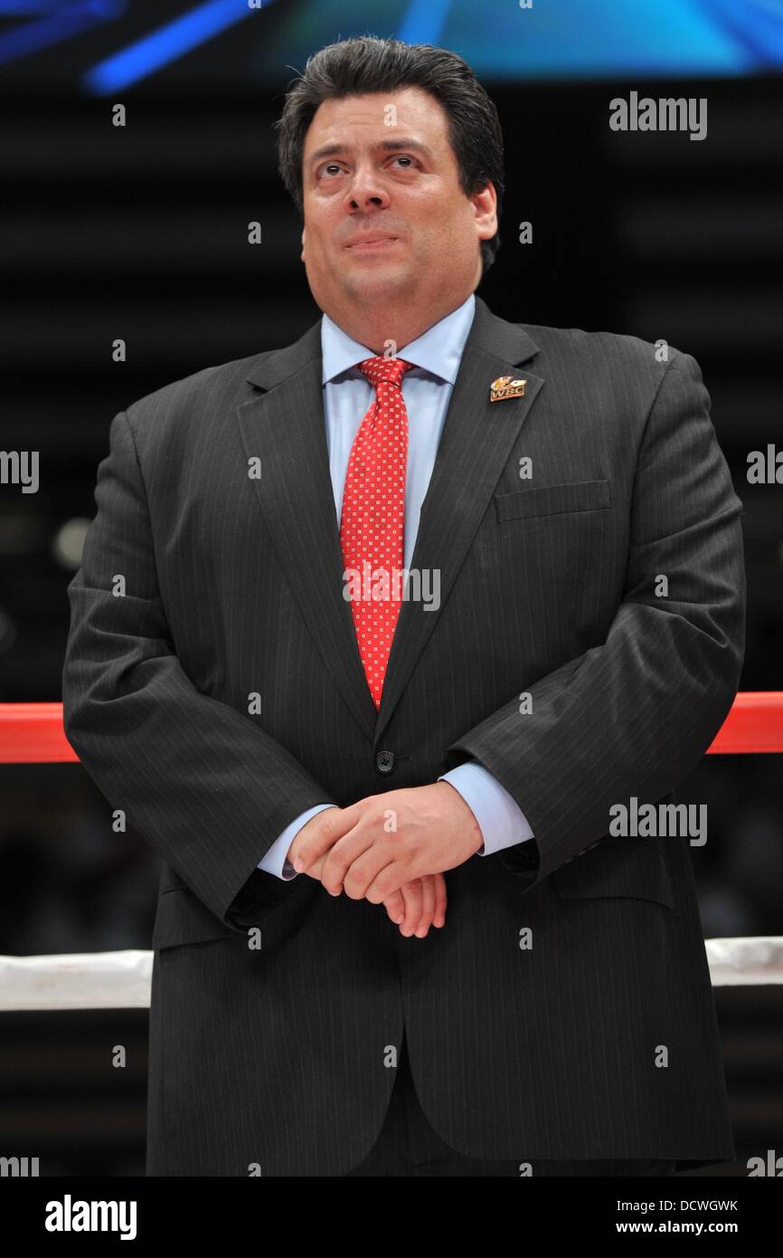 Mauricio Sulaiman, AUGUST 12, 2013 - Boxing : WBC supervisor Mauricio ...