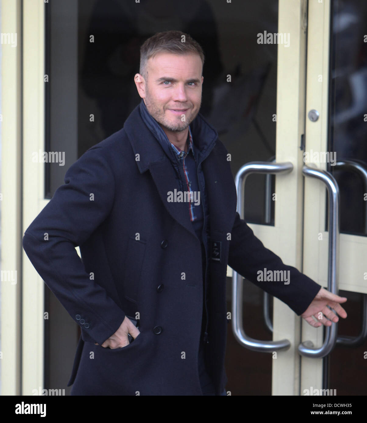 Gary Barlow X Factor Judges and Contestants arriving at the rehearsal ...