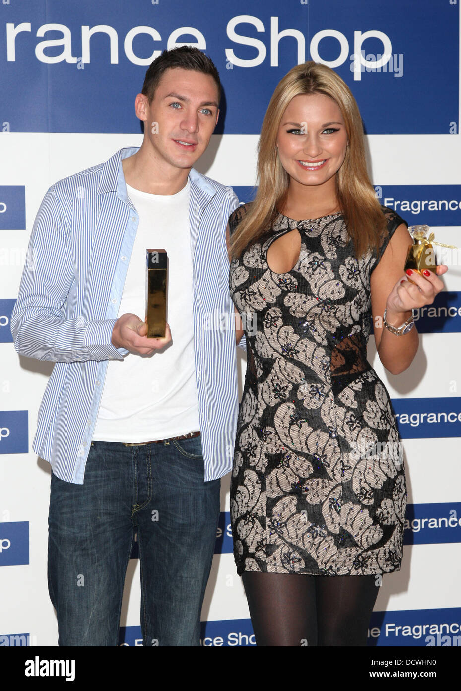 Kirk Norcross and Sam Faiers The Only Way is Essex fragrance launch of ...