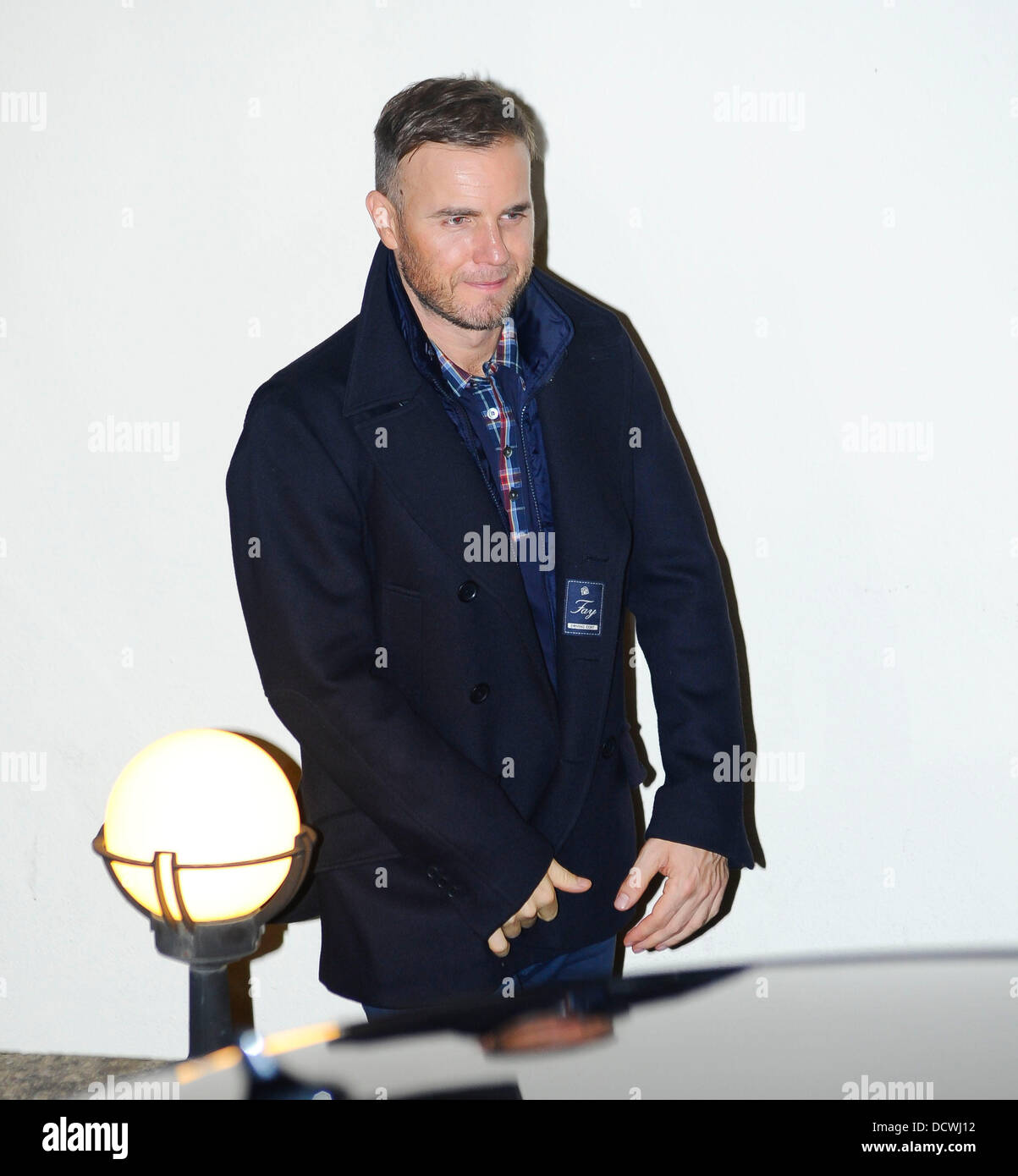 Gary Barlow 'The X Factor' judges and finalists depart the studios ...