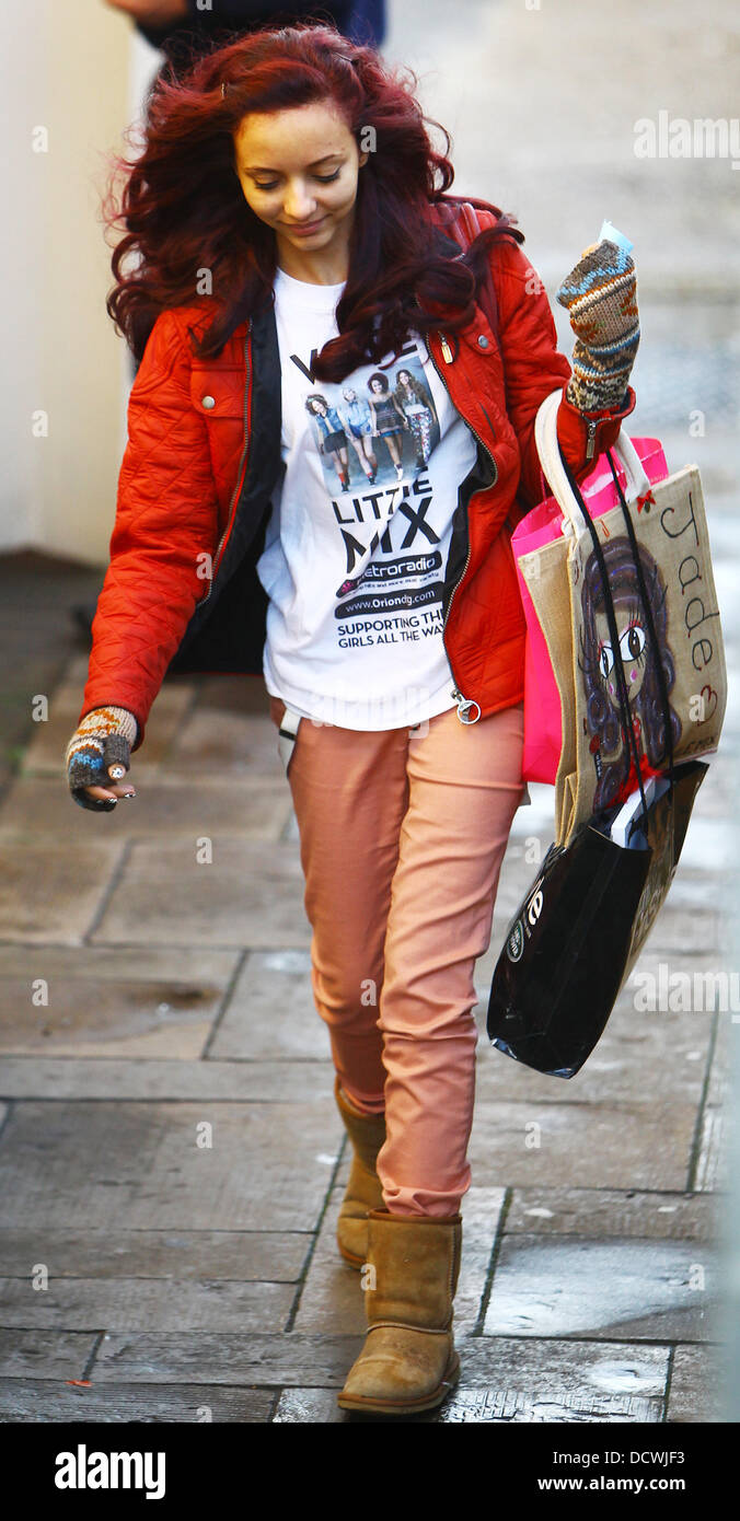 Jade Thirlwall of Little Mix 'The X Factor' finalists arrive at the ...