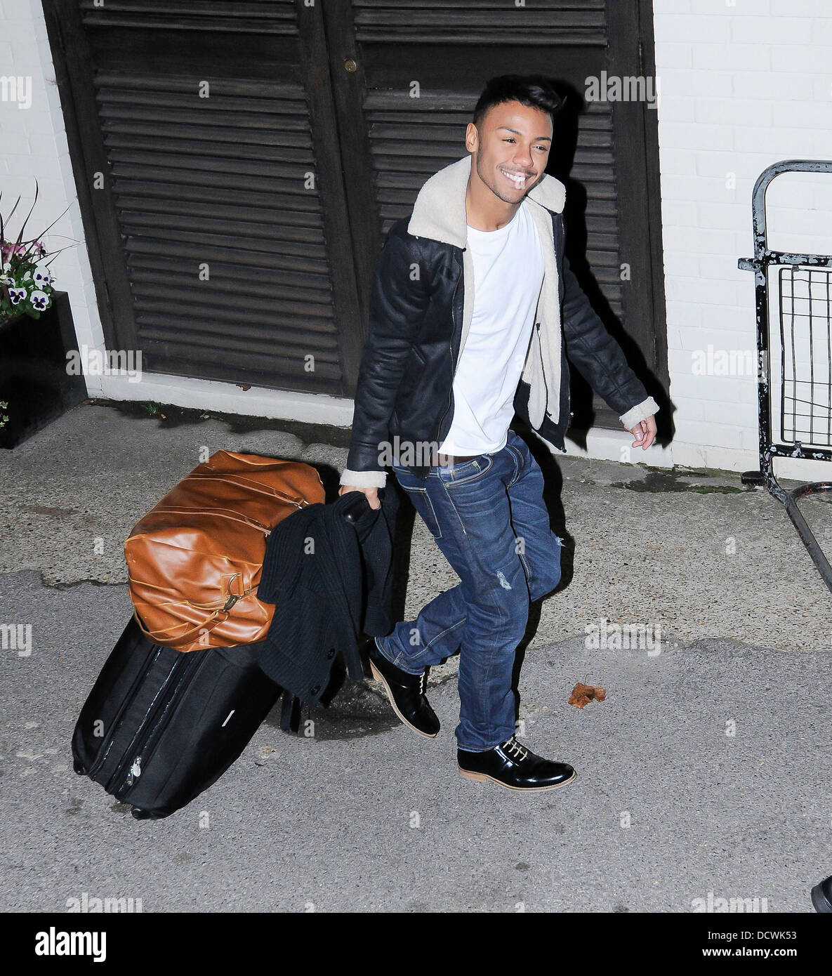 Marcus Collins, 'The X Factor' judges, finalists and guests depart the ...