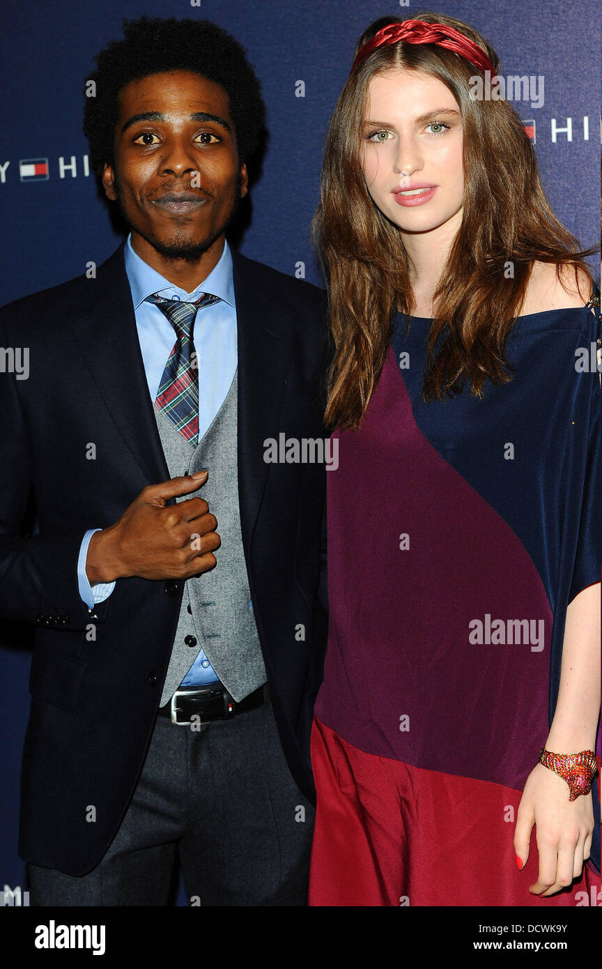 Marques Toliver and Tali Lennox Tommy Hilfiger - store launch party ...