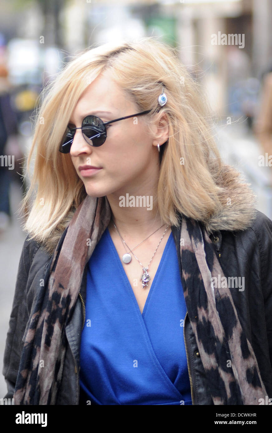 Fearne Cotton leaving the BBC Radio 1 studios London, England - 02.12. ...