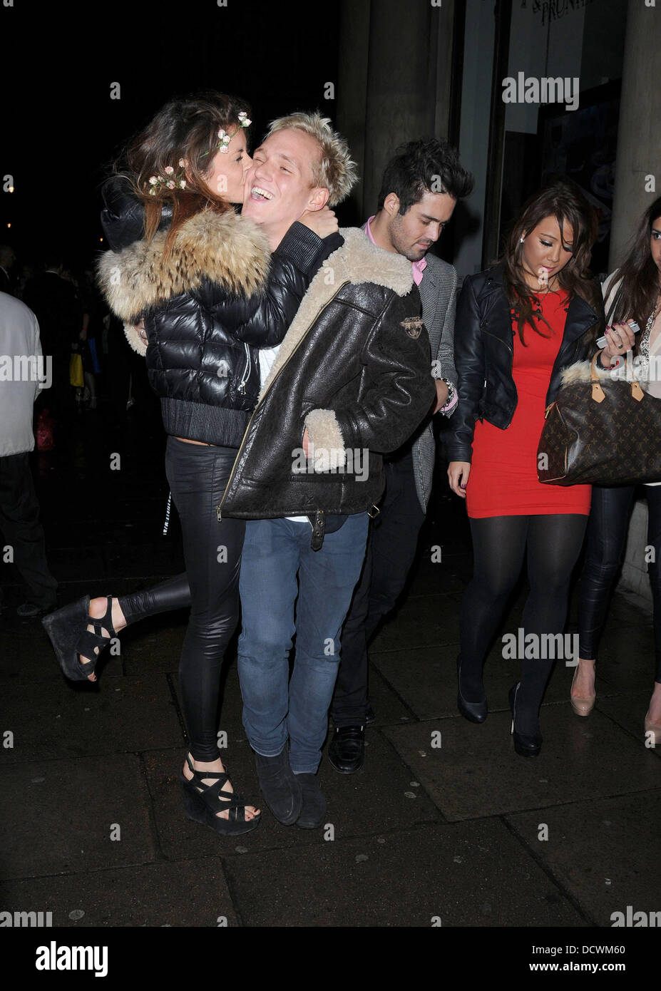 Jamie Lang and Spencer Matthews Daniel Bedingfield celebrates his ...