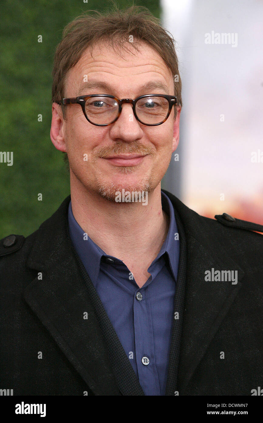 David Thewlis, at the World Premiere of 'War Horse' at Avery Fisher ...