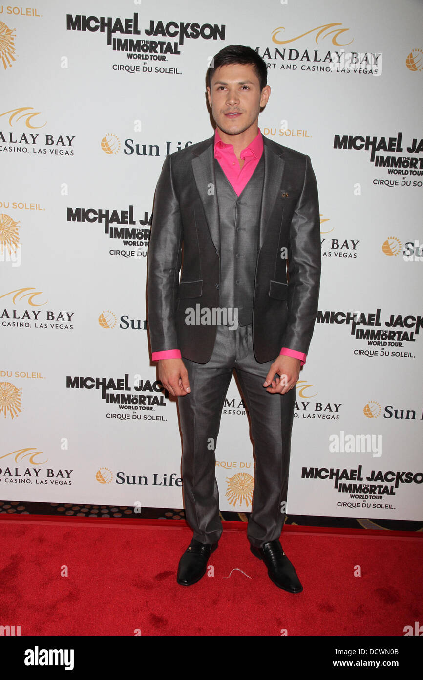 Alex Meraz The opening of Michael Jackson's 'The Immortal World Tour ...