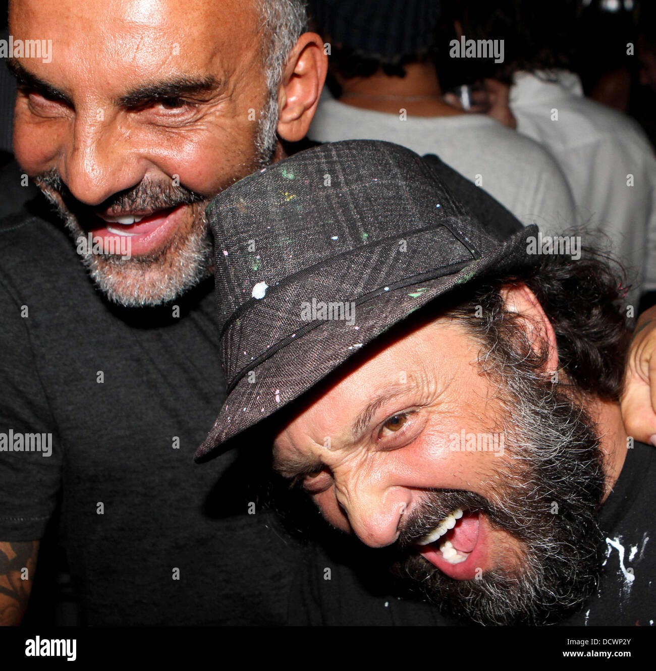 Christian Audigier and Mr. Brainwash, real name Thierry Guetta attend ...