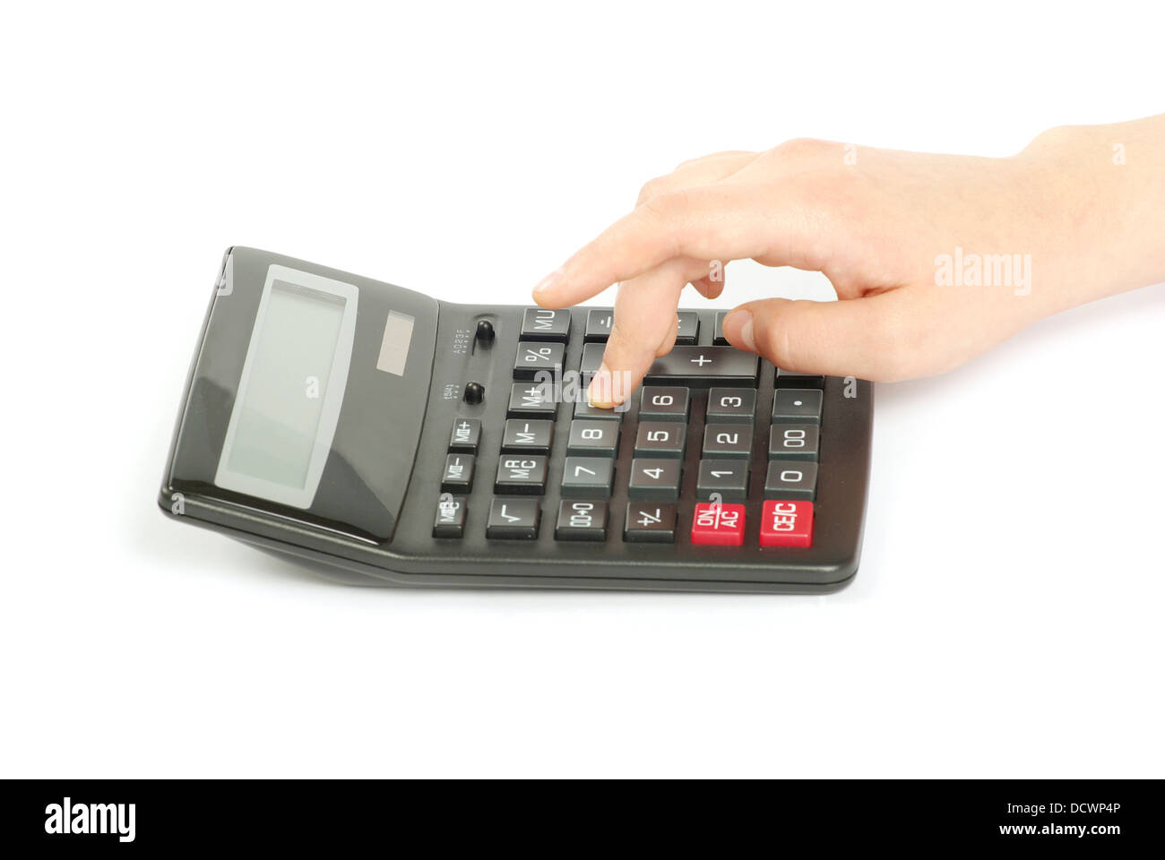 Finger calculator Cut Out Stock Images & Pictures - Alamy