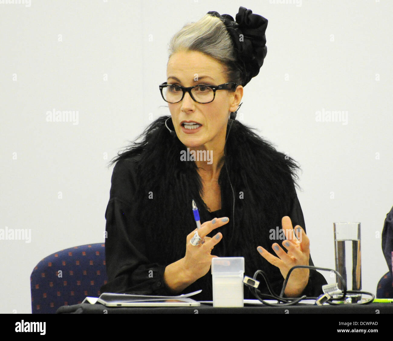 Caryn Franklin presenting the Design & Fashion seminar Clothes Show ...
