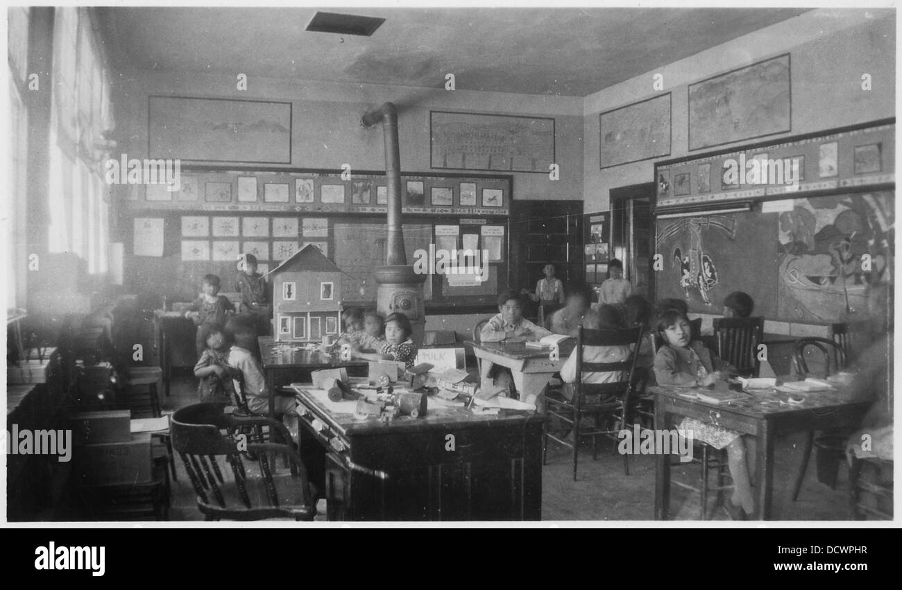 Native american classroom Black and White Stock Photos & Images - Alamy