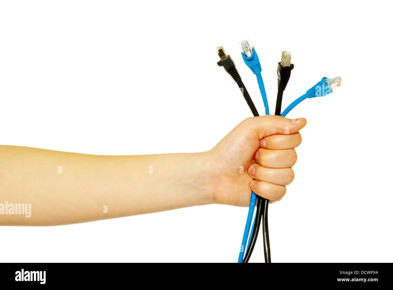 Hand help wire Cut Out Stock Images & Pictures - Alamy