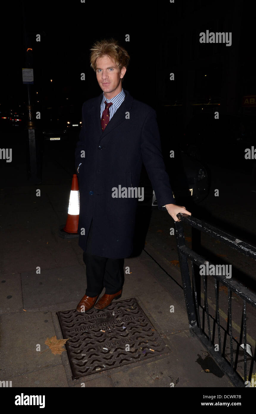 Benjamin Duncan at the PPQ Christmas Party at The Rose Club. London ...