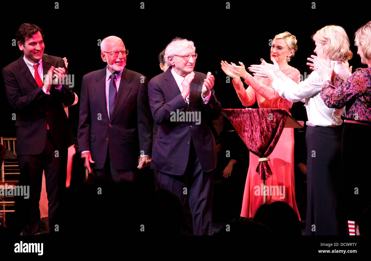 Josh Radnor, Joe Masteroff, Sheldon Harnick, Kelli O'Hara, Jane ...