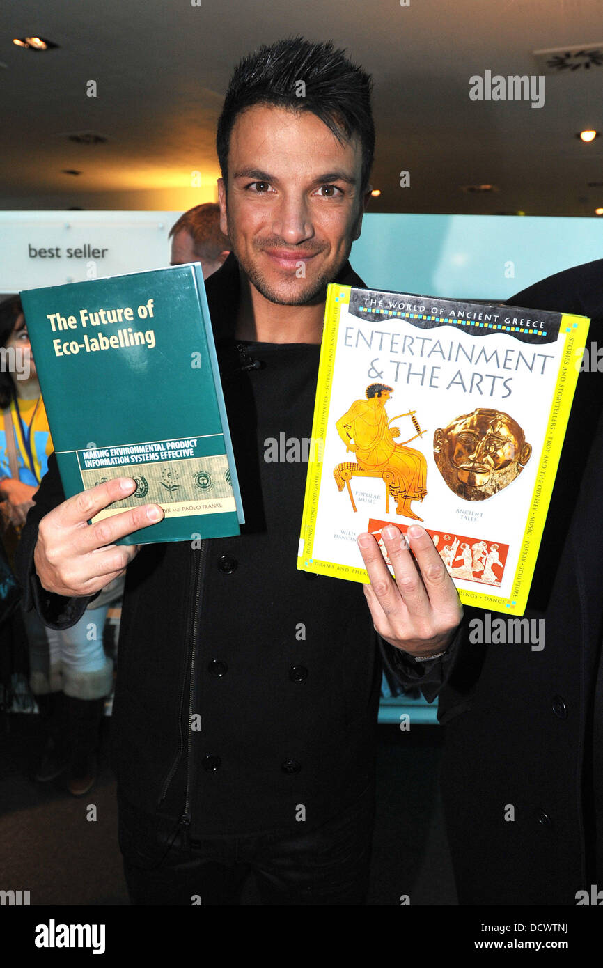 Peter Andre Launch of Team London 'Love Libraries' scheme held at the ...