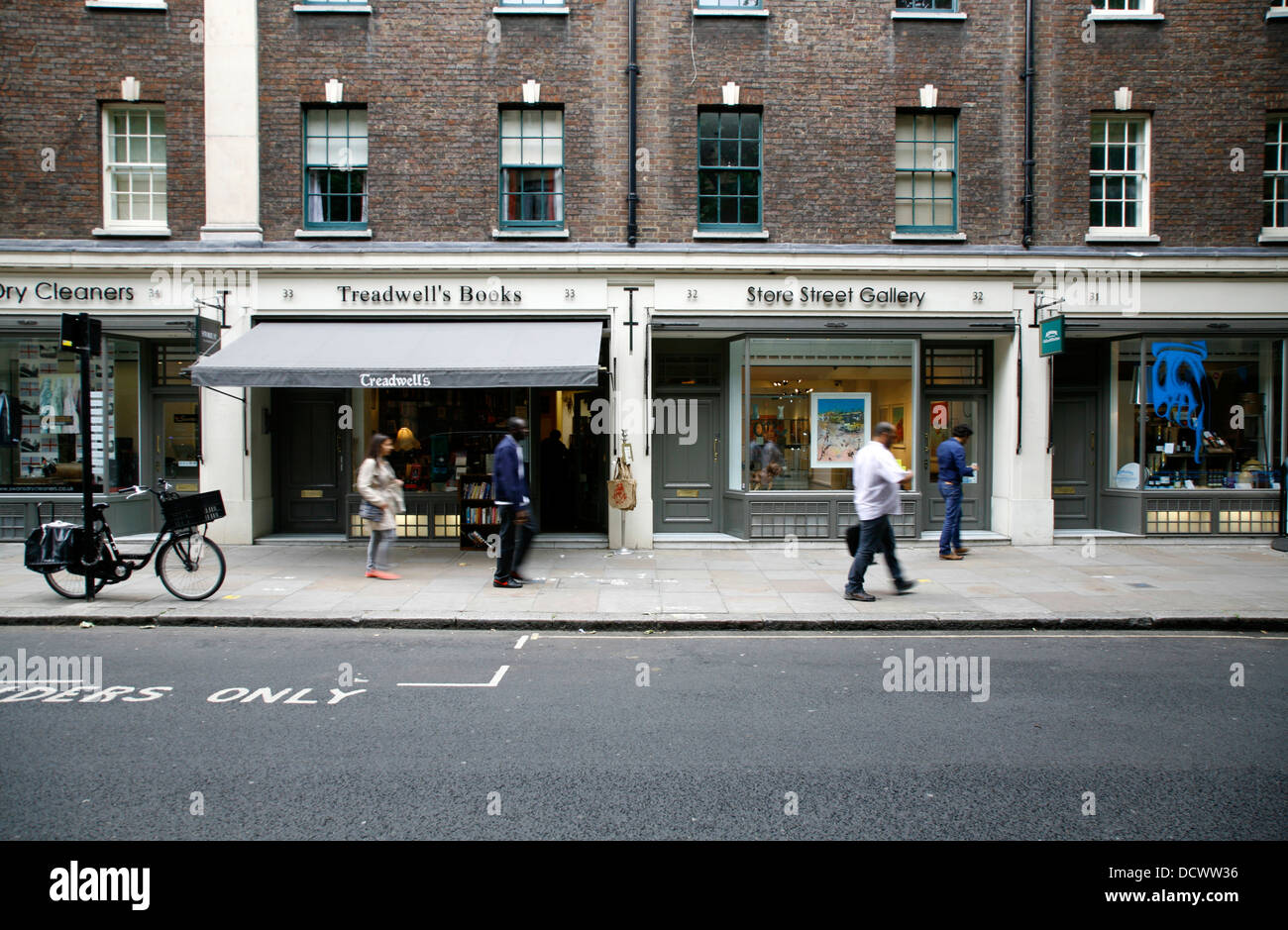 Treadwell's Books and Store Street Gallery on Store Street, Bloomsbury ...