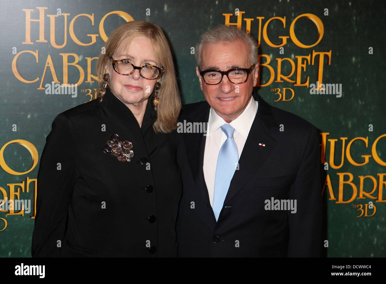 Martin Scorsese with his wife Helen The Premiere of 'Hugo' held at UGC ...