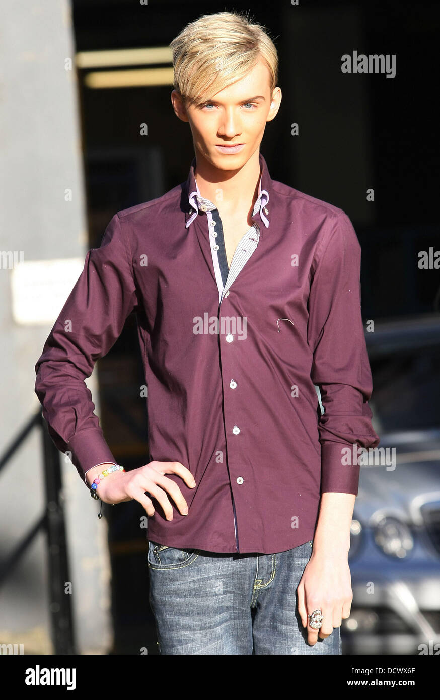 Harry Derbidge outside the ITV studios London, England - 07.12.11 Stock ...