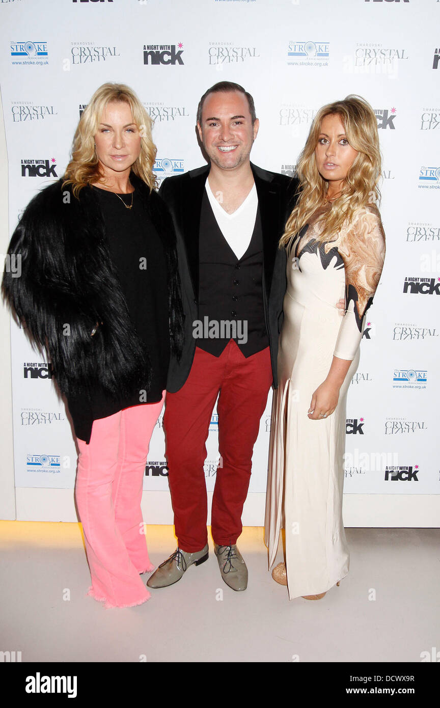 Meg Matthews, Nick Ede, Sarah Barrand A Night with Nick in aid of The ...