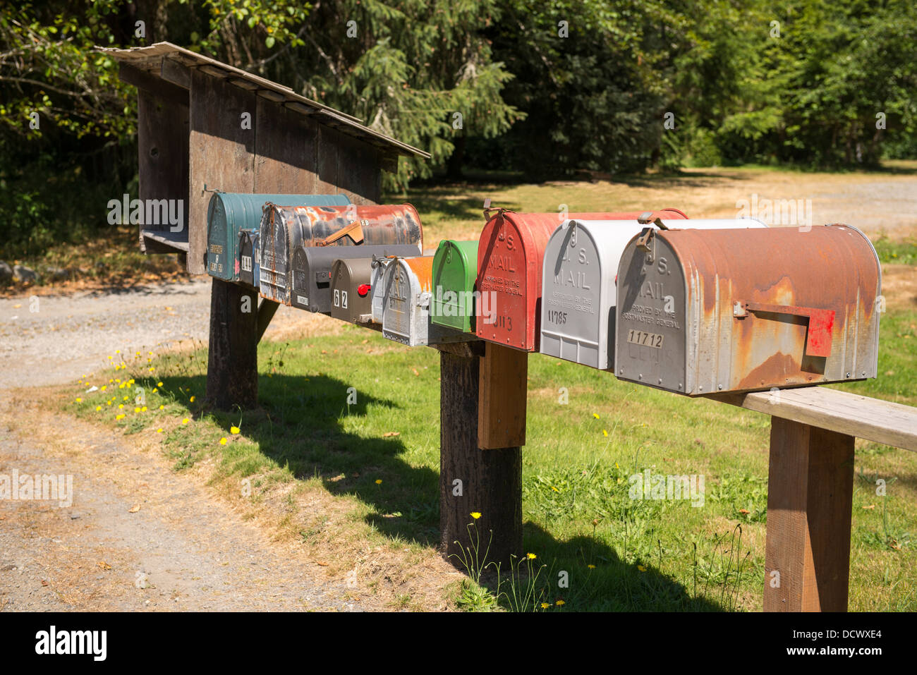 ^painted ^mailboxes hi-res stock photography and images - Alamy