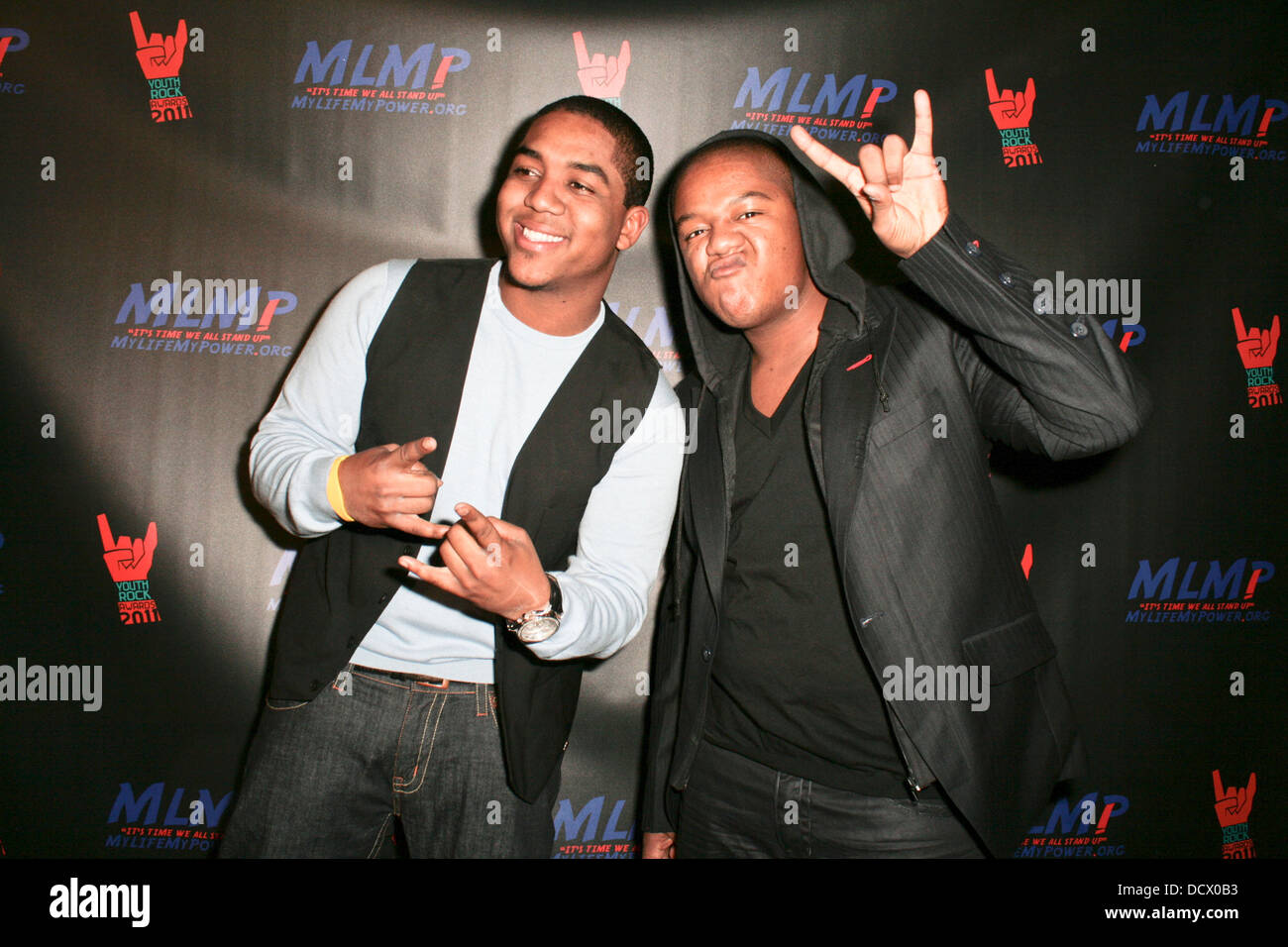 Chris Massey and Kyle Massey, at the 2011 Youth Rock Awards at Avalon ...