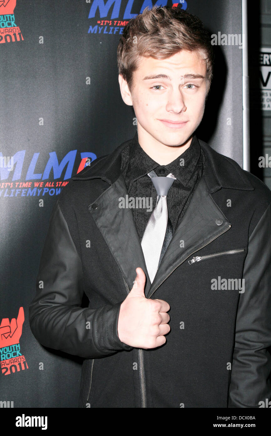 Garrett Backstorm, at the 2011 Youth Rock Awards at Avalon. Hollywood ...
