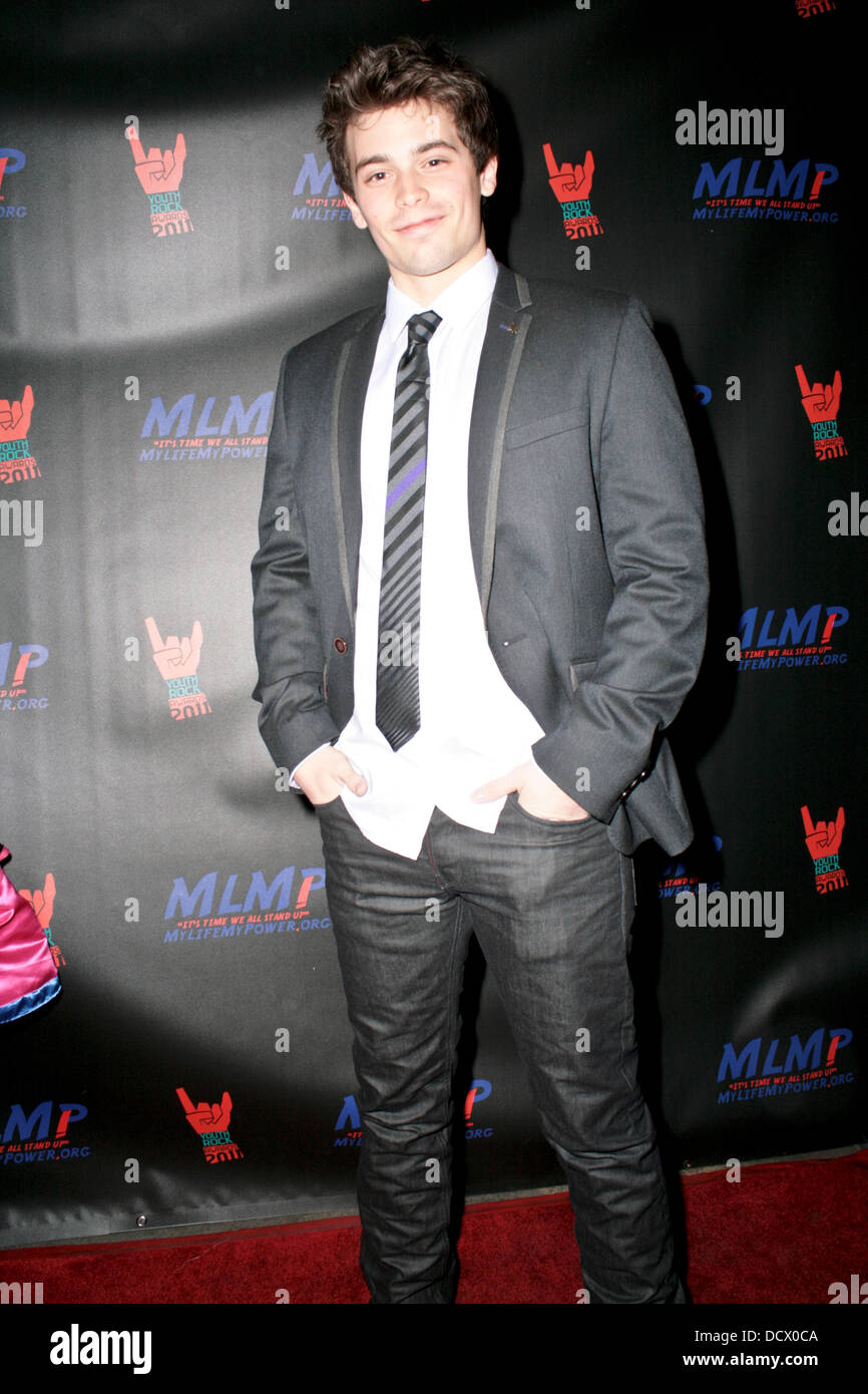 Damien Haas, at the 2011 Youth Rock Awards at Avalon. Hollywood ...
