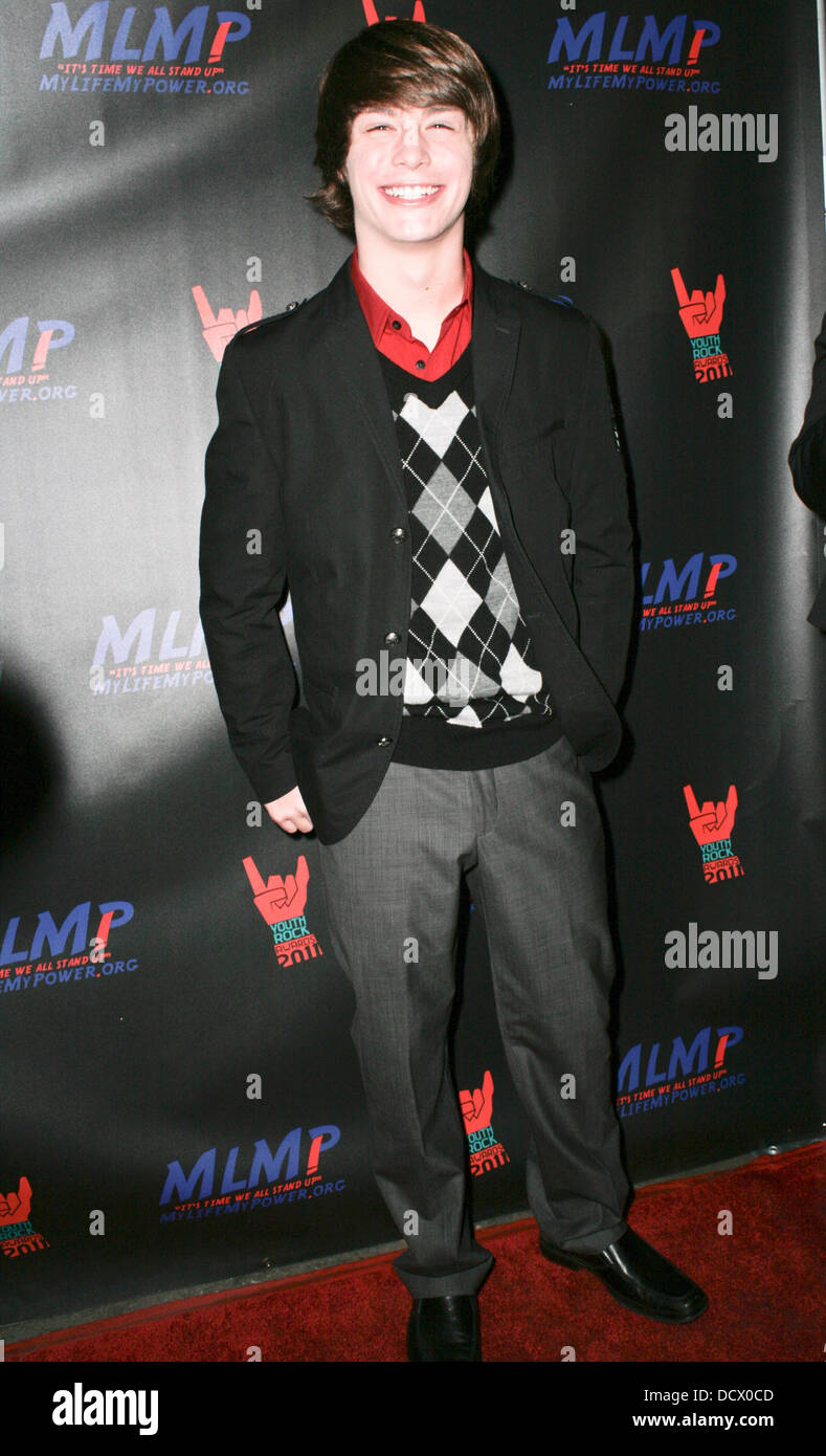 Evan Hofer, at the 2011 Youth Rock Awards at Avalon. Hollywood ...