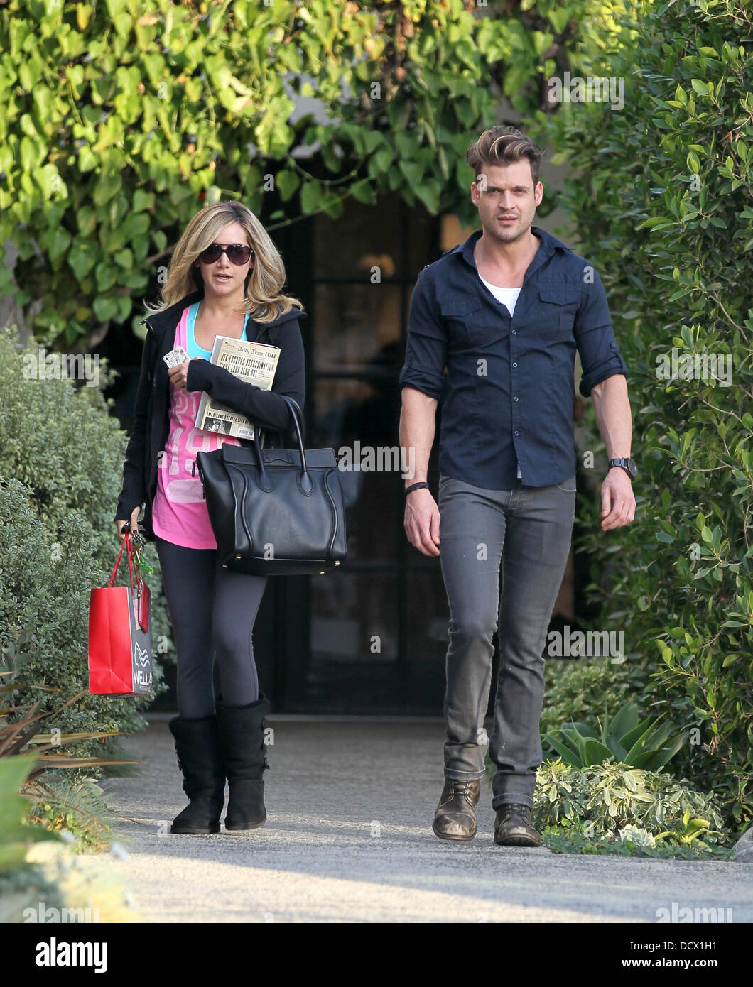 Ashley Tisdale leaves Andy LeCompte hair salon in Beverly Hills after ...
