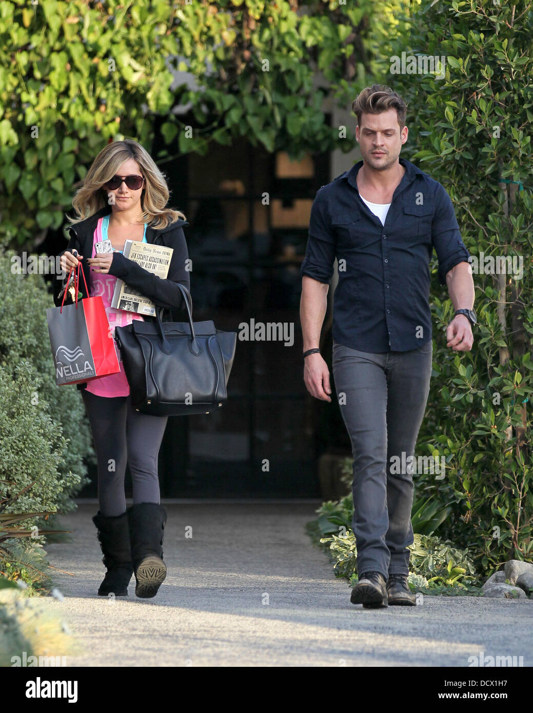 Ashley Tisdale leaves Andy LeCompte hair salon in Beverly Hills after ...