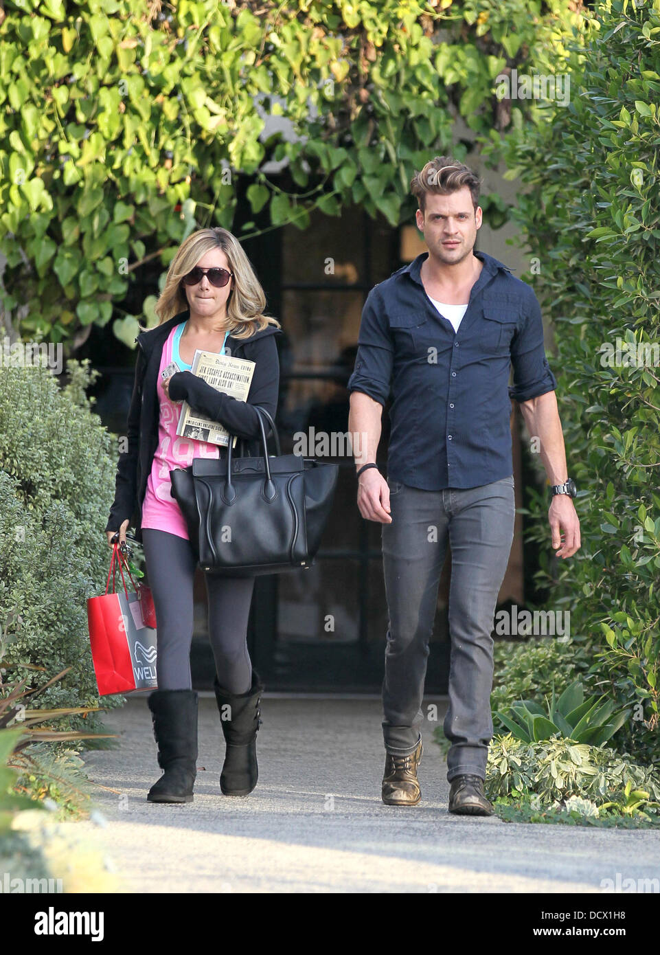 Ashley Tisdale leaves Andy LeCompte hair salon in Beverly Hills after ...