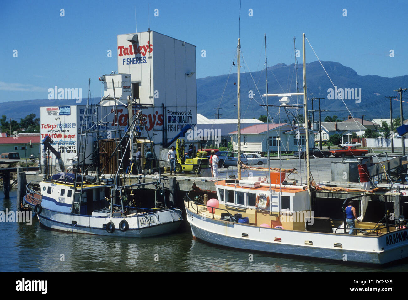Tuna fishing, New Zealand Stock Photo - Alamy
