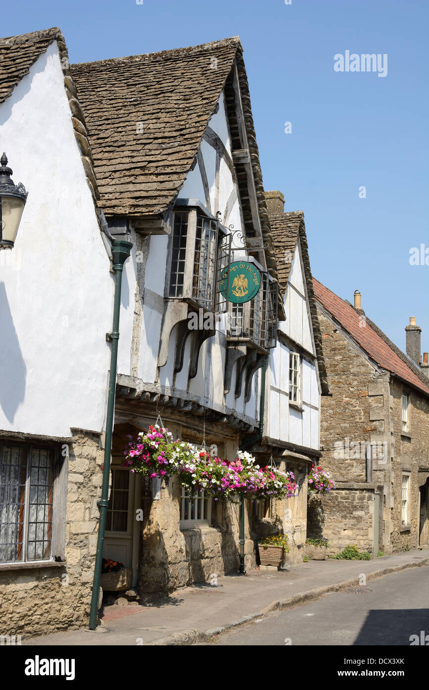 Lacock the sign of the angel hi-res stock photography and images - Alamy