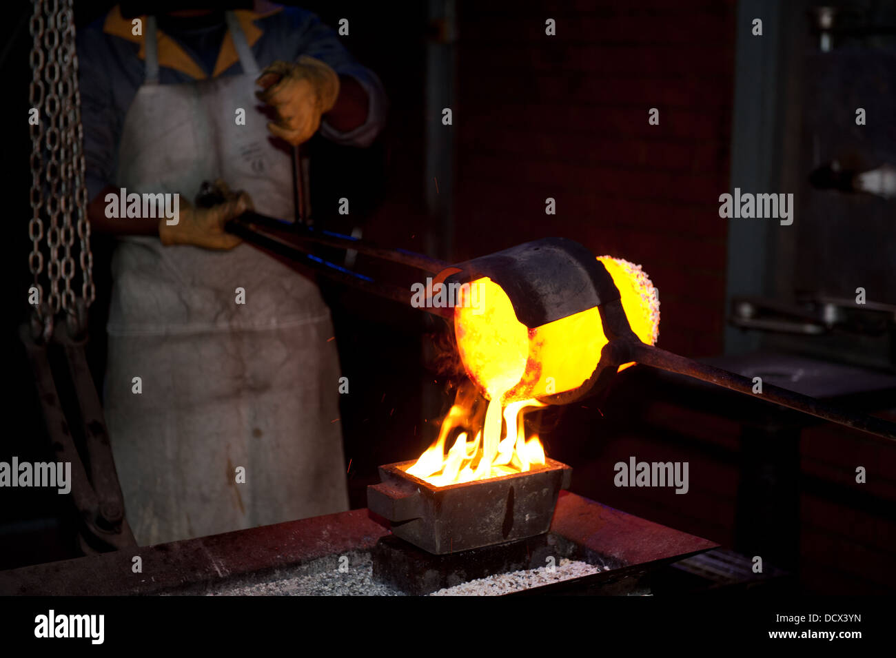 Gold Pour, Gold Reef City, Johannesburg, South Africa Stock Photo - Alamy