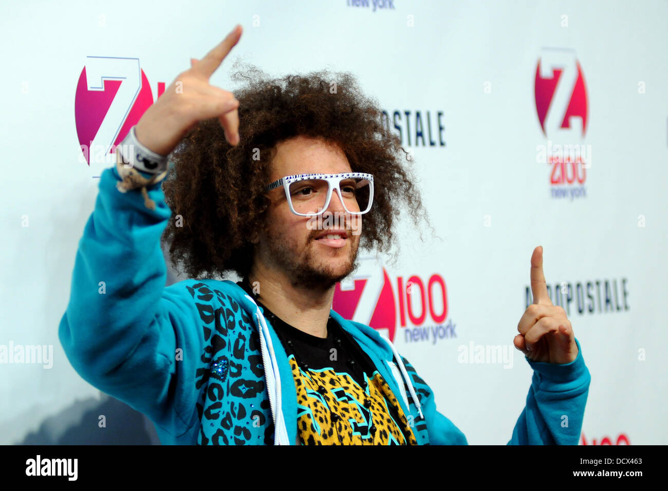 Red Foo of LMFAO Z100's 2011 Jingle Ball presented by Aeropostale ...