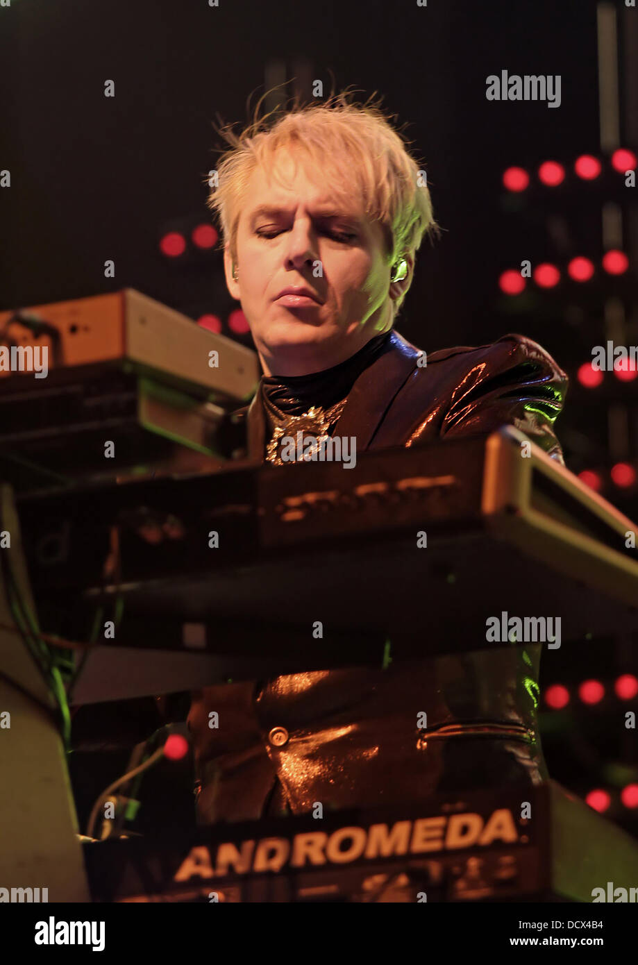 Nick Rhodes Duran Duran performing at Liverpool Echo Arena Liverpool ...