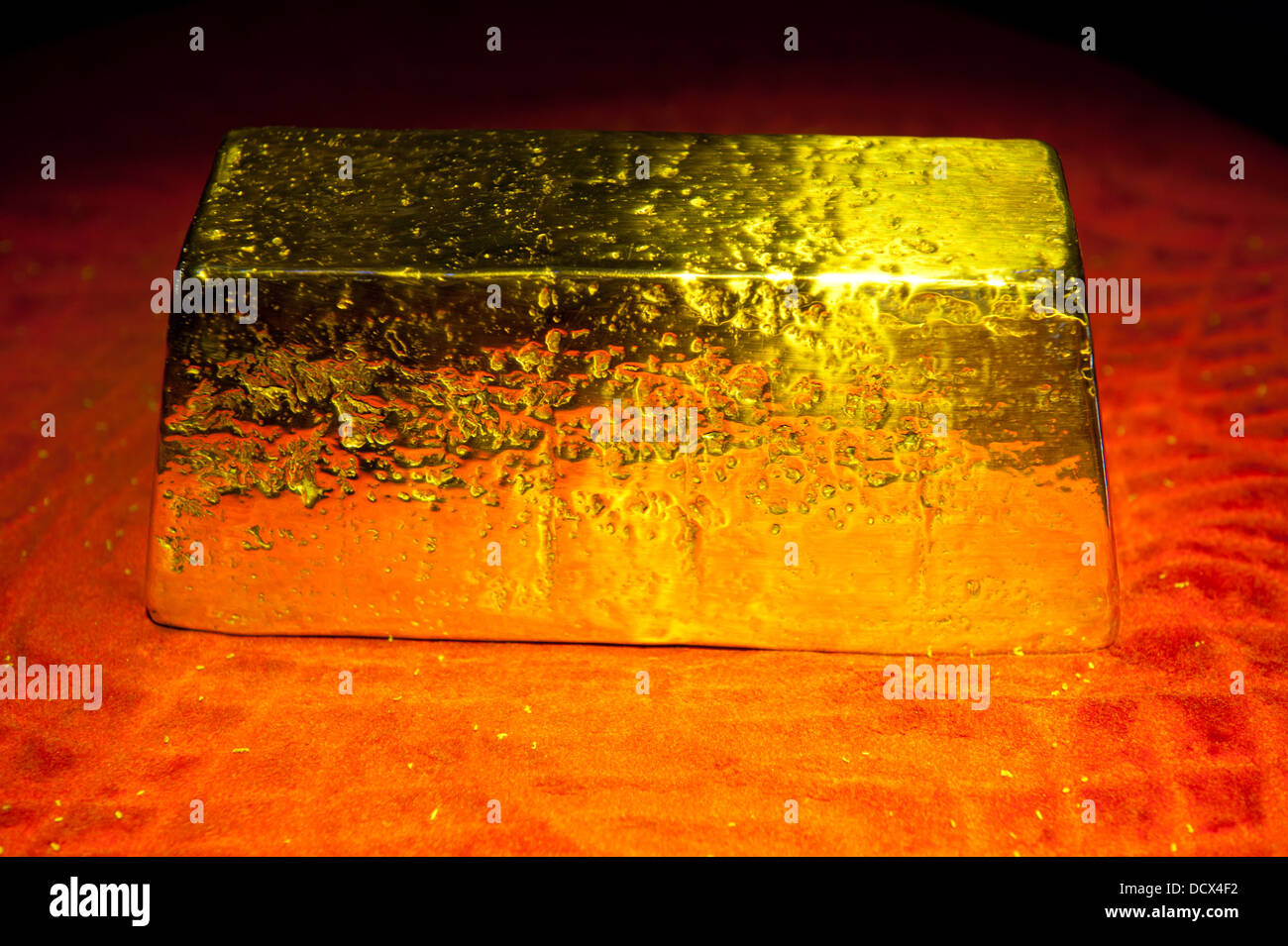 Gold tablet at the Gold Pour, Gold Reef City, Johannesburg, South ...