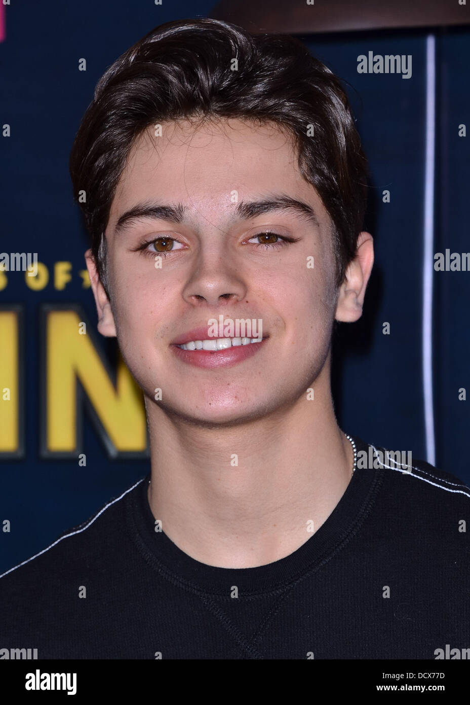 Jake T. Austin at the New York premiere of 'The Adventures of Tintin ...