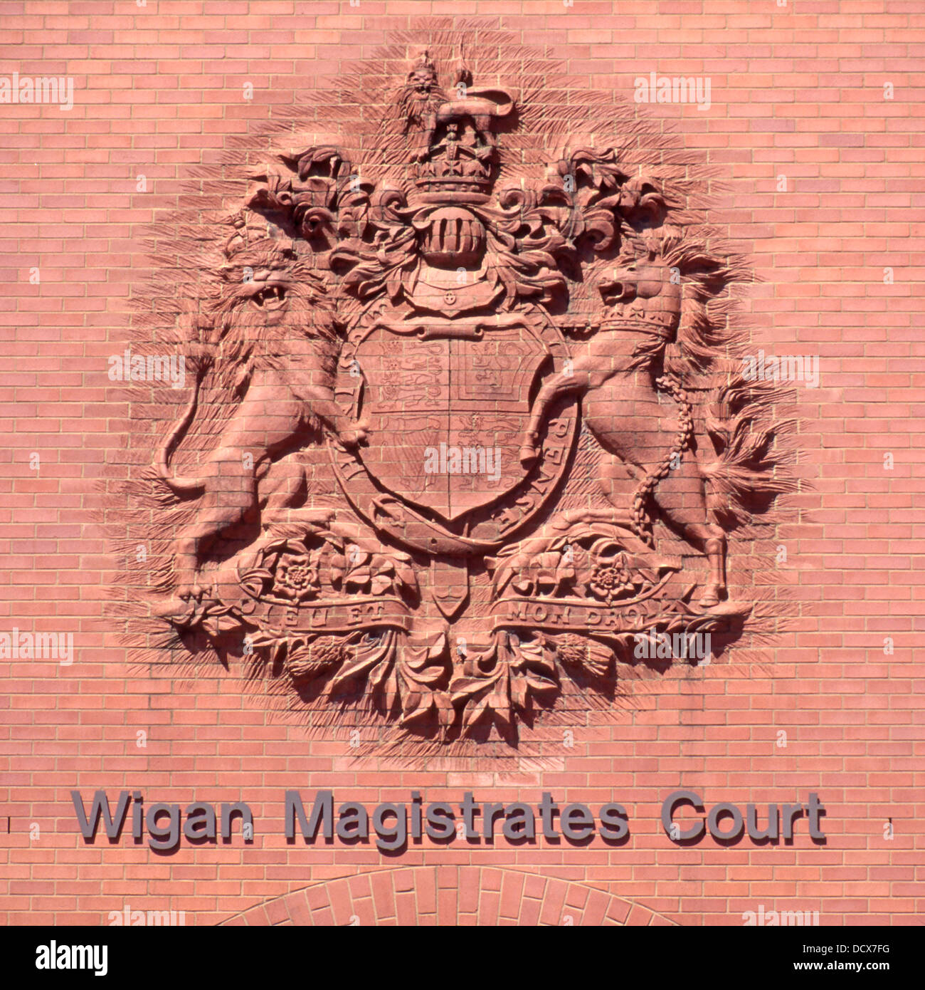 Royal Coat of arms of the United Kingdom skillfully worked into ...