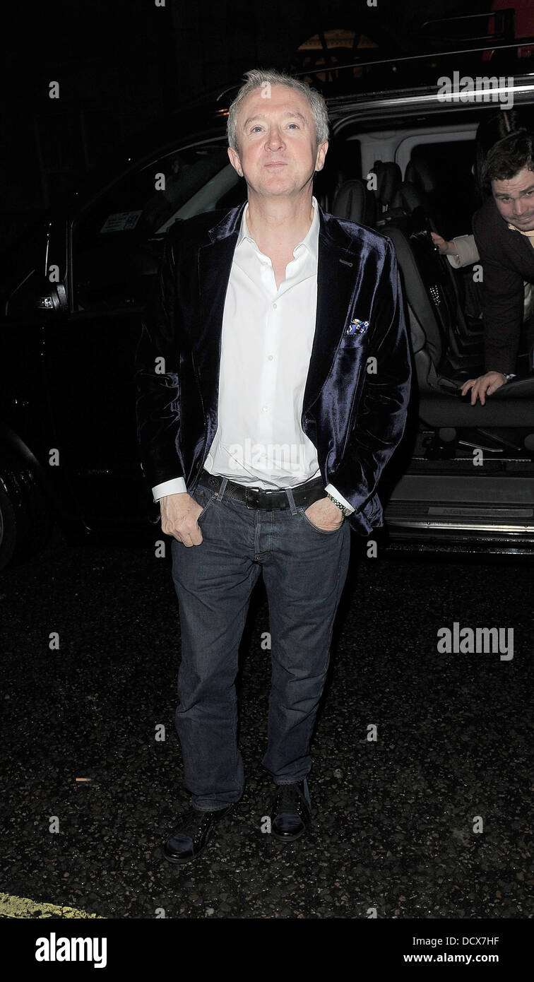 X Factor judge Louis Walsh arriving at a hotel. London, England - 12.12 ...