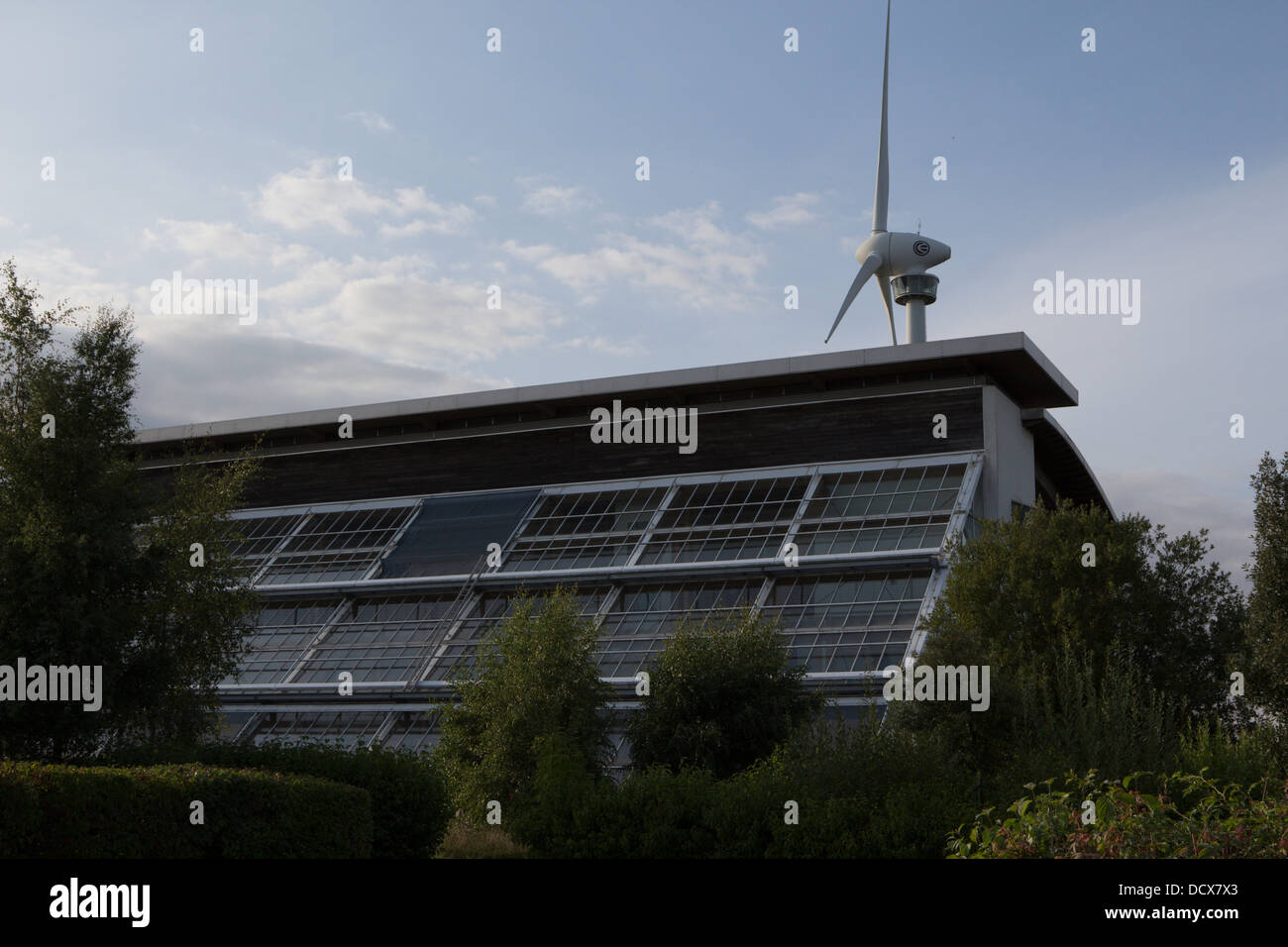 wind farm at the green britain centre swaffham norfolk england uk Stock ...