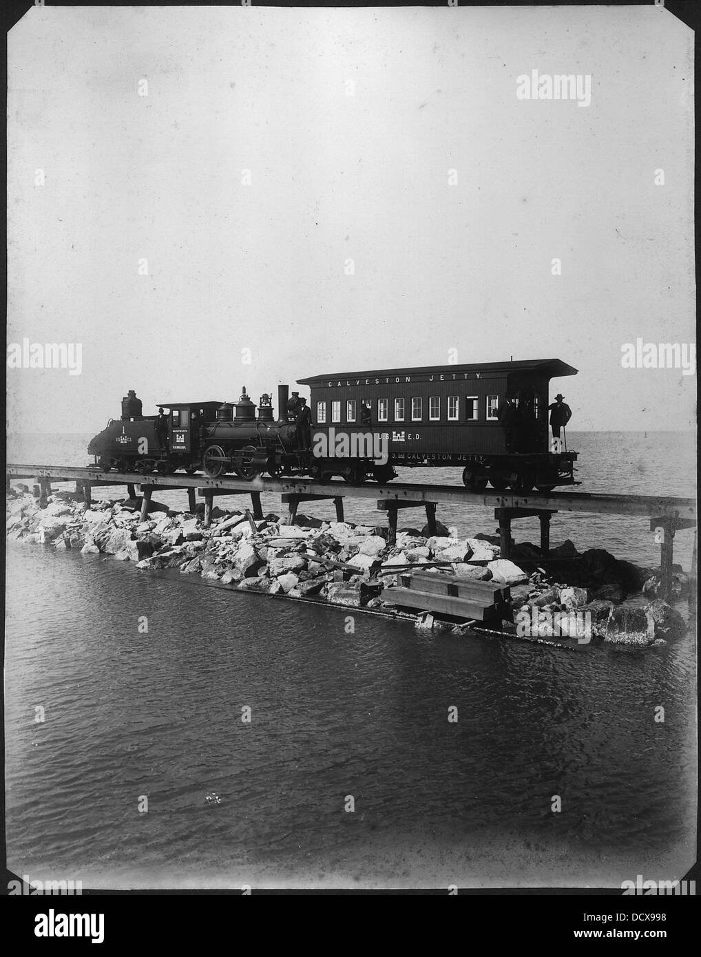 The Galveston Jetty, located along the Texas coastline, is a key ...