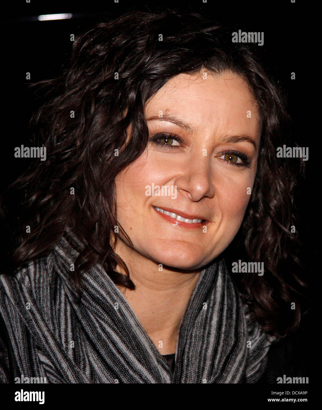 CBS’ The Talk Co-Host Sara Gilbert attending a performance of 'Hugh ...