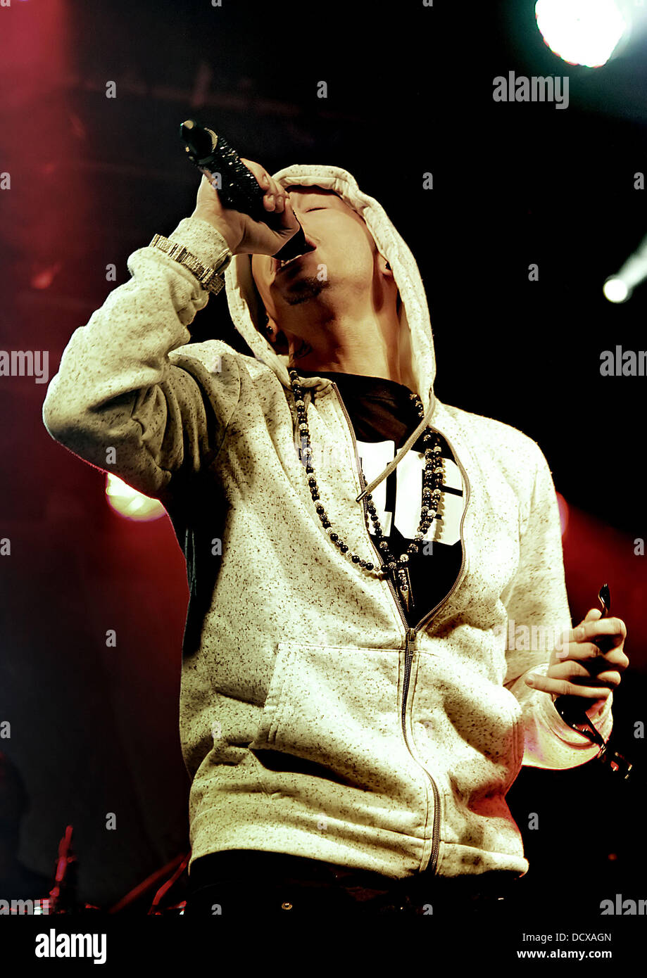 Rapper Dappy aka Costadinos Contostavlos performing at Liverpool O2 ...