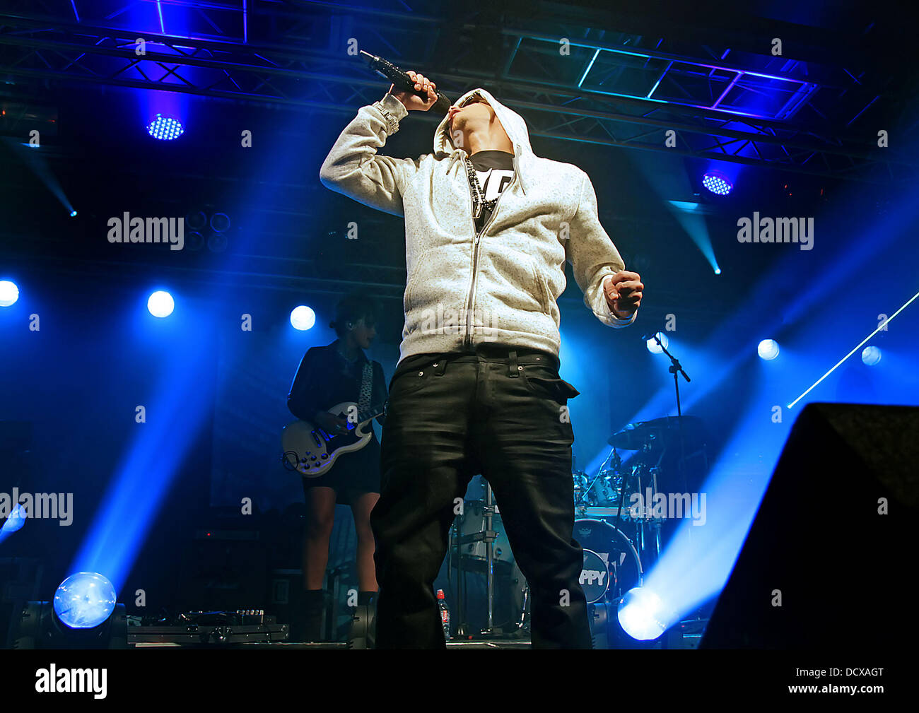 Rapper Dappy aka Costadinos Contostavlos performing at Liverpool O2 ...