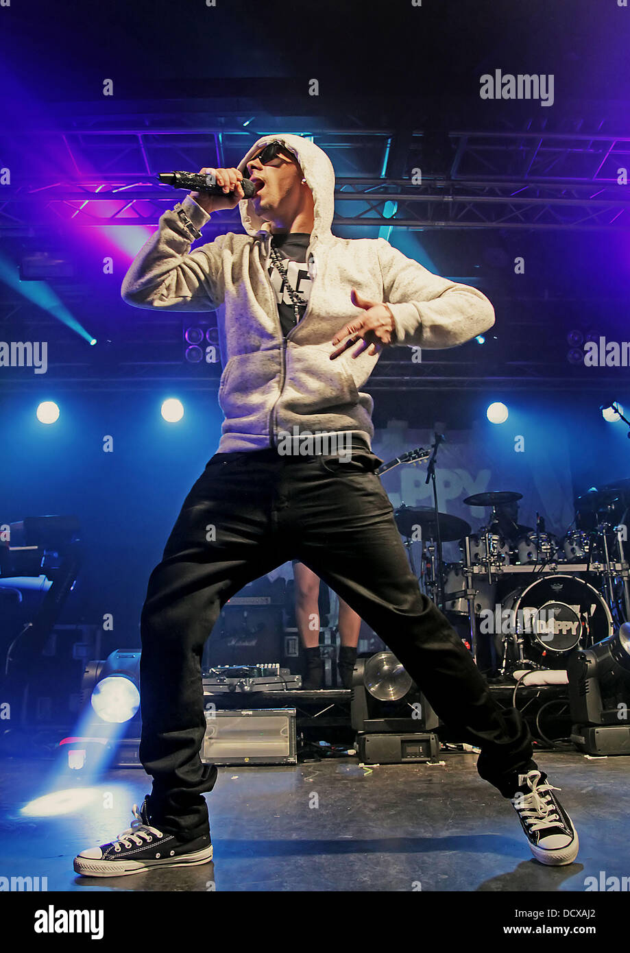 Rapper Dappy aka Costadinos Contostavlos performing at Liverpool O2 ...