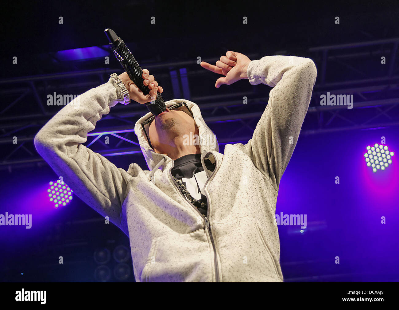 Rapper Dappy aka Costadinos Contostavlos performing at Liverpool O2 ...